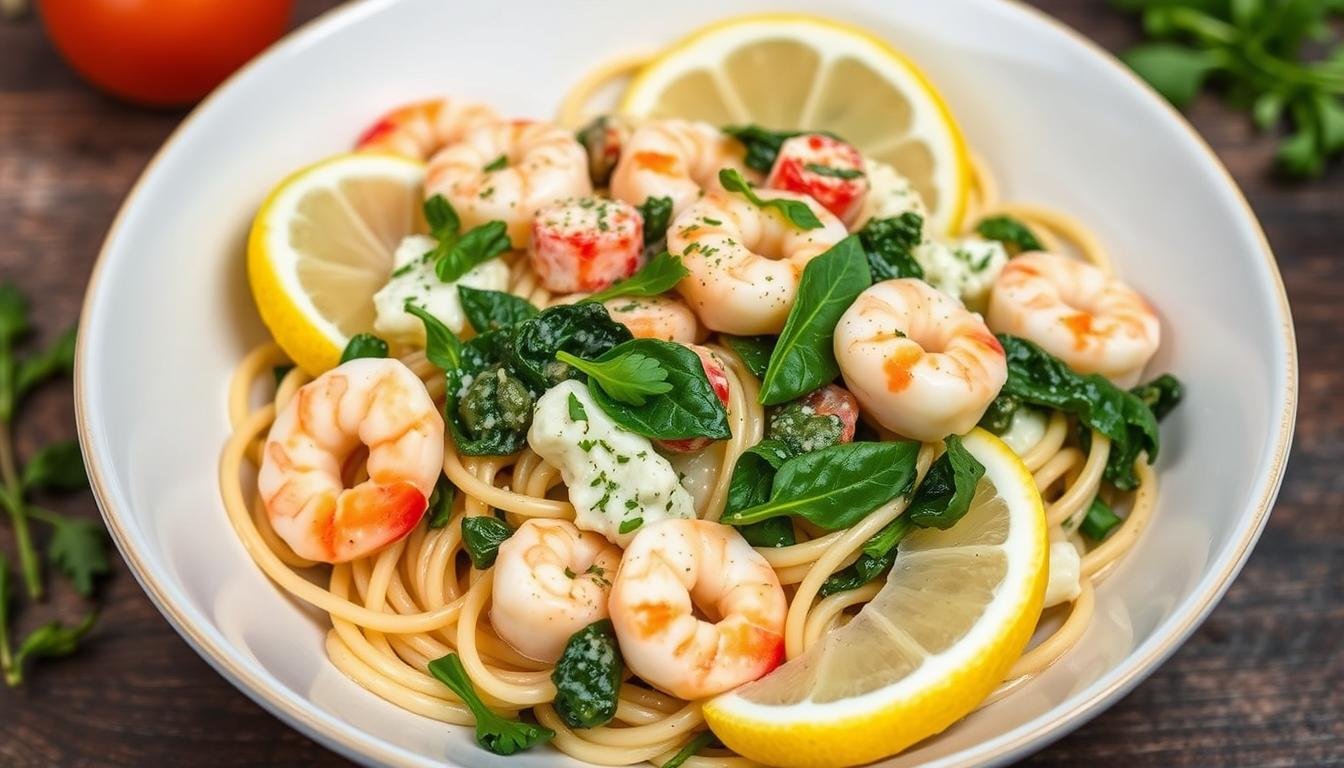 Easy Seafood Pasta Florentine Recipe | 30-Min Dinner